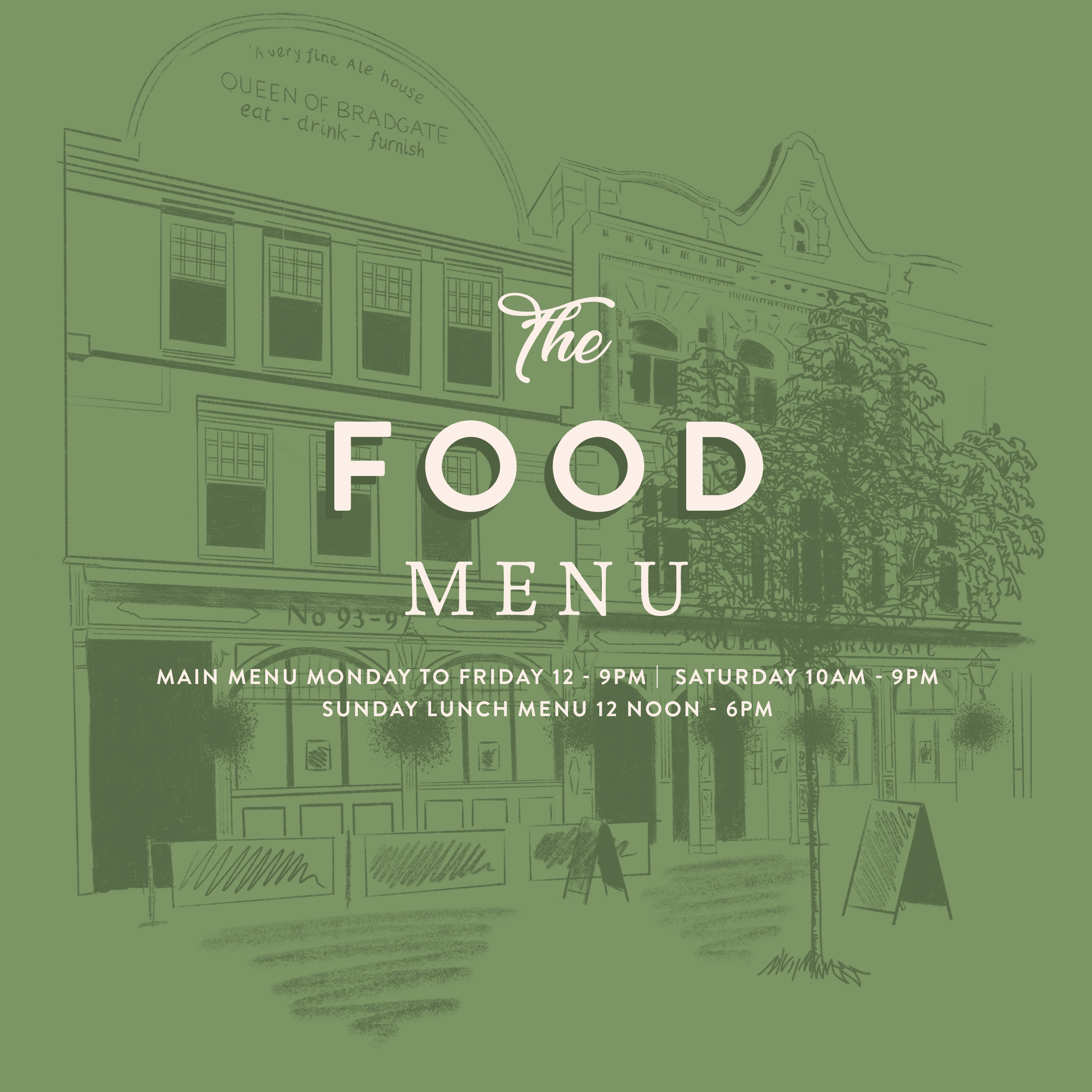 menus – The Queen of Bradgate